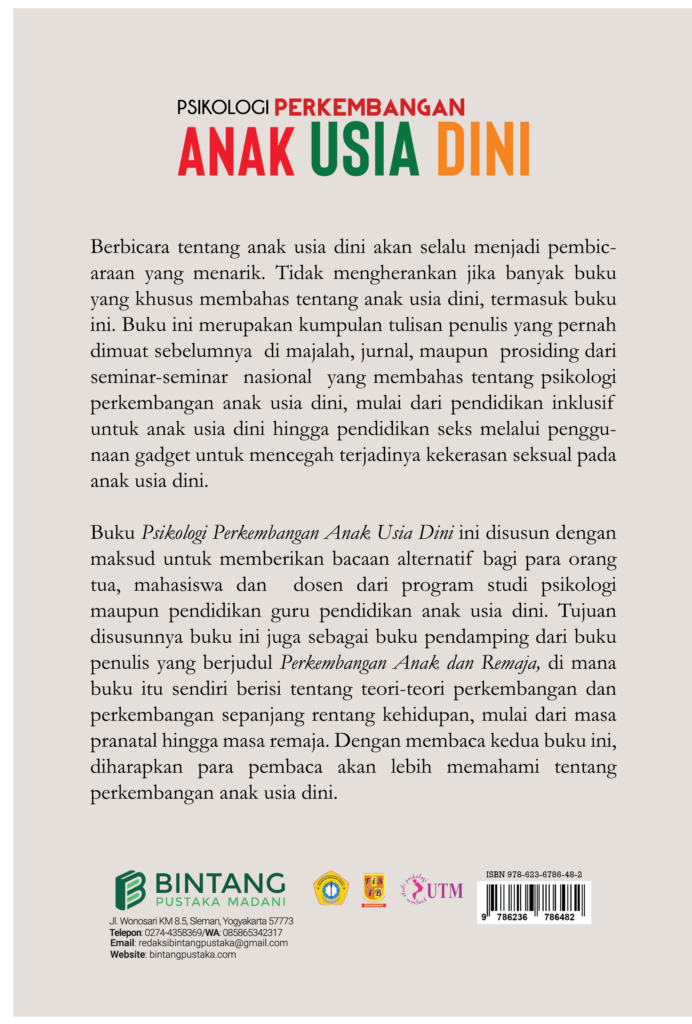 Psikologi Perkembangan Anak Usia Dini | Bintang Pustaka I Penerbit Buku ... Psikologi Perkembangan Anak Usia Dini | Bintang Pustaka I Penerbit Buku ...