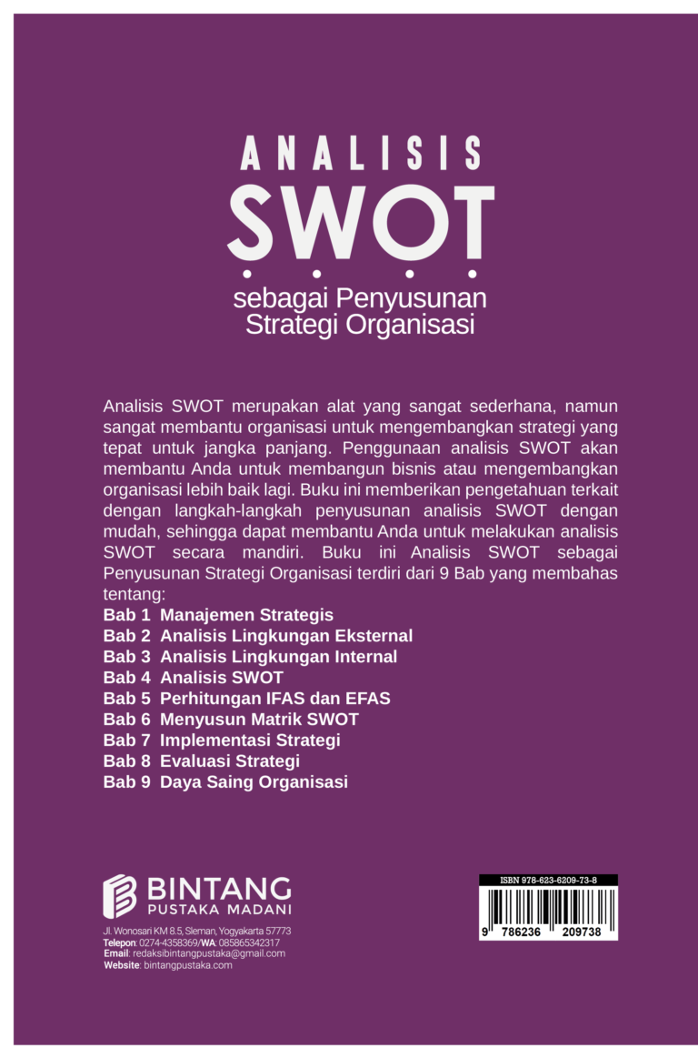 Analisis SWOT sebagai Penyusunan Strategi Organisasi | Bintang Pustaka ...